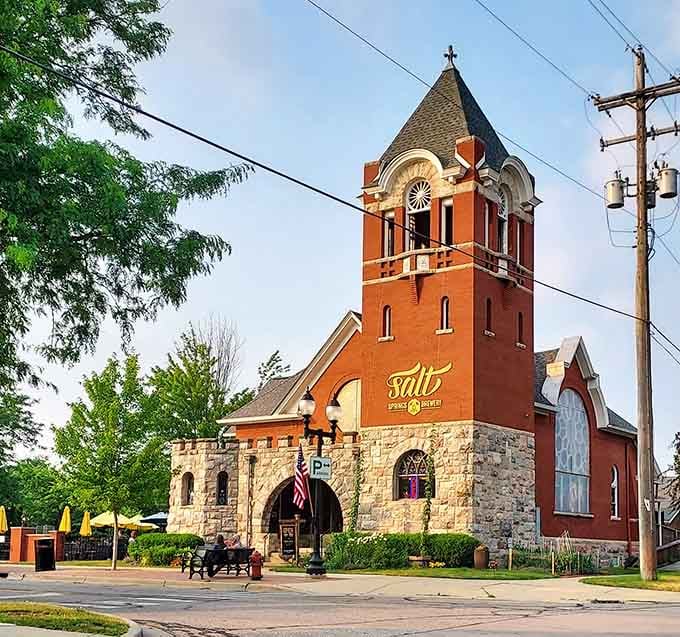 Salt Springs Brewery proves that converting a historic church into a craft brewery is basically architectural genius.
