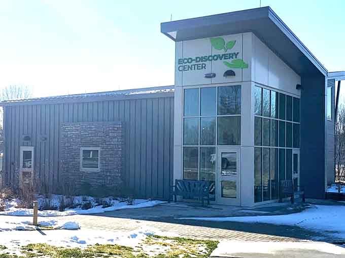 The Eco-Discovery Center: where you learn about nature while standing in a building that looks cooler than most museums.