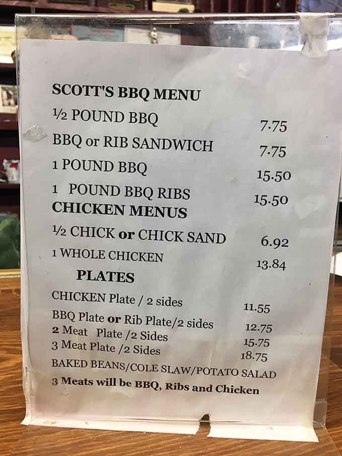 This straightforward menu proves that perfection doesn't need complications, just exceptional execution.