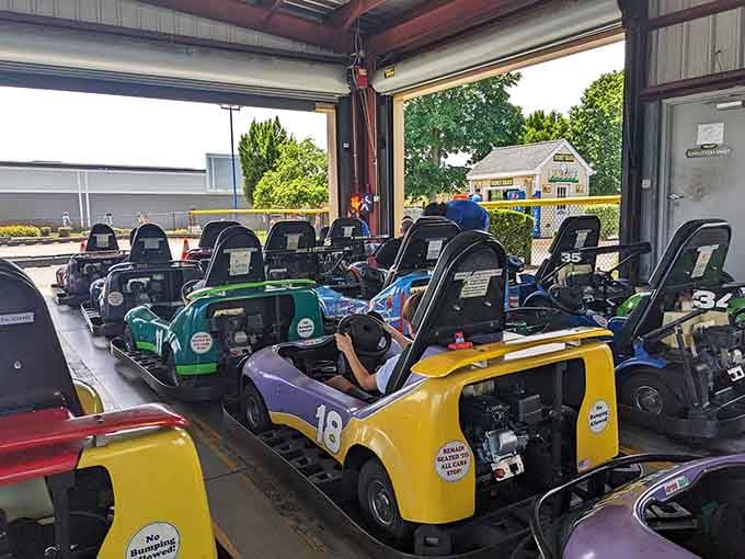 These colorful karts are your ticket to feeling like a Formula One driver, minus the sponsorship deals.