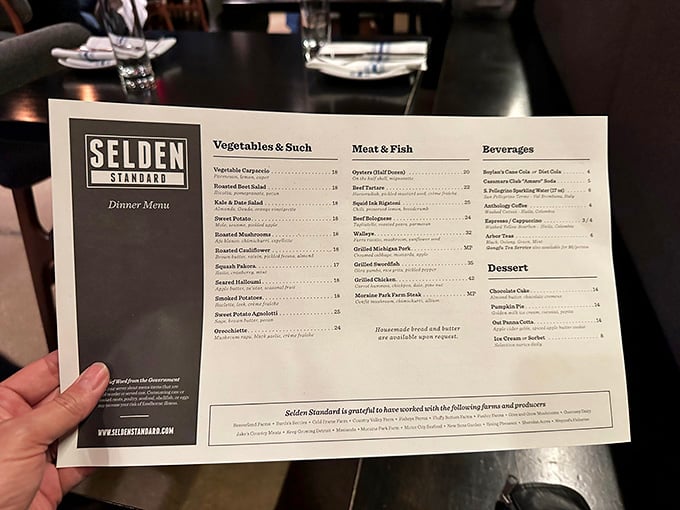 When a menu changes with the seasons, you know someone's actually paying attention to what tastes good.