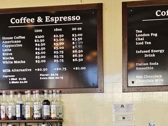 This menu proves you can have specialty coffee standards without the specialty coffee attitude or pretension.