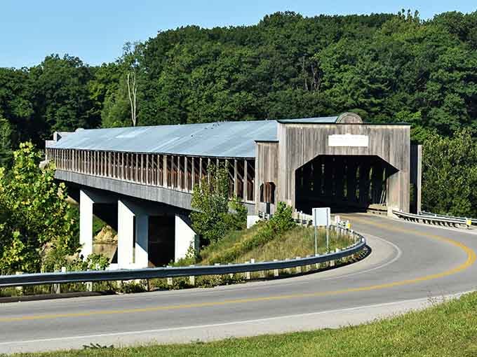 The sweeping approach makes you feel like you're about to enter a portal to a simpler time.