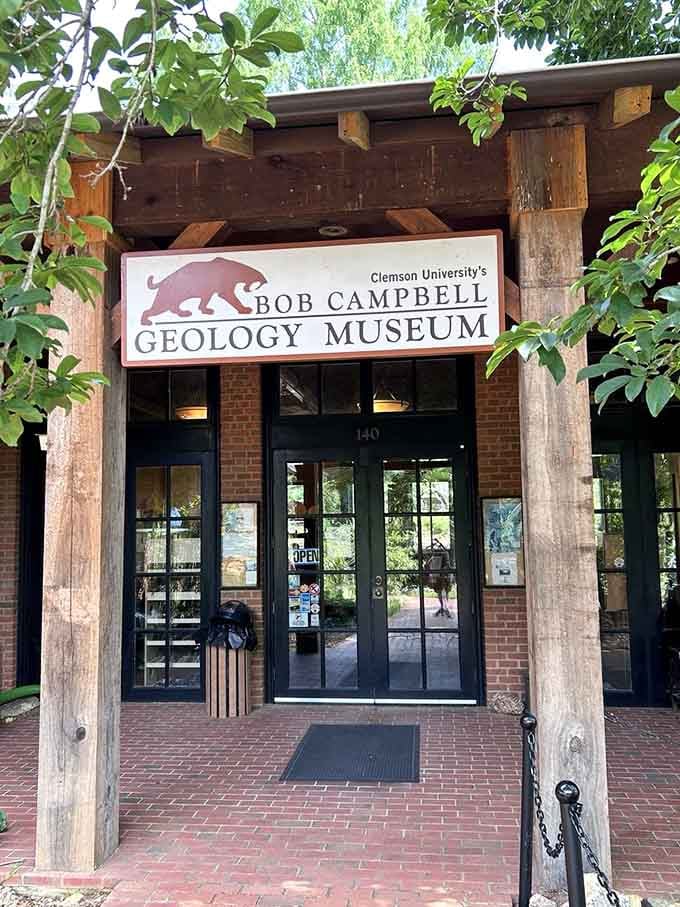 Free geology museum? Rocks have never looked so good or cost so little.