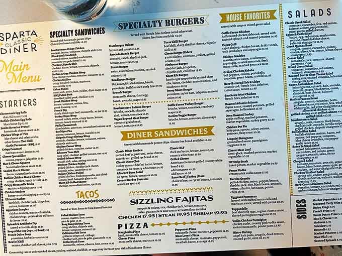 This menu reads like a greatest hits album of American cuisine, only every track is a banger.