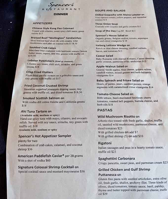 The menu reads like a greatest hits album of fine dining, from caviar to carbonara.