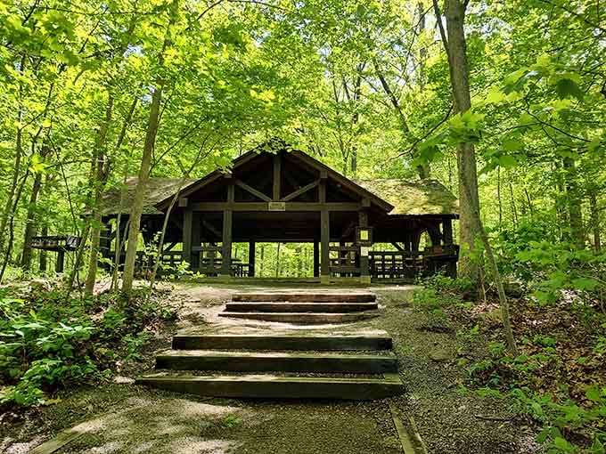 This pavilion has hosted more family reunions and first dates than most restaurants ever will.