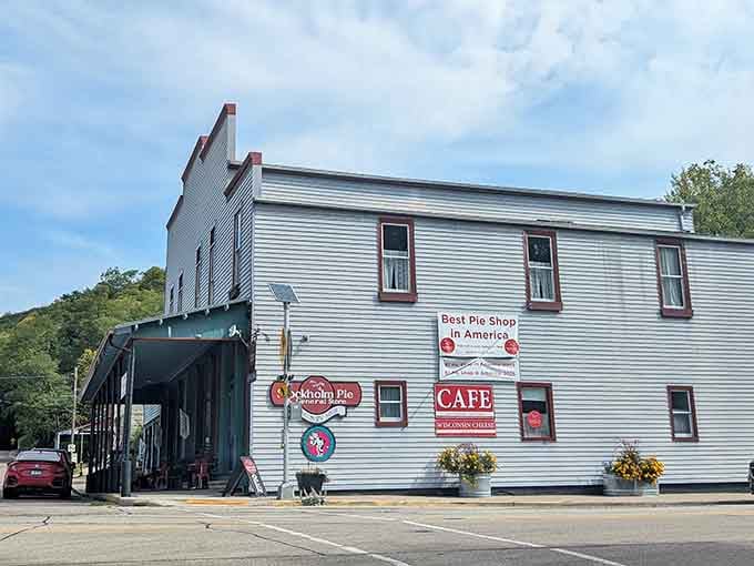 That "Best Pie Shop in America" sign isn't bragging if it's true, folks.