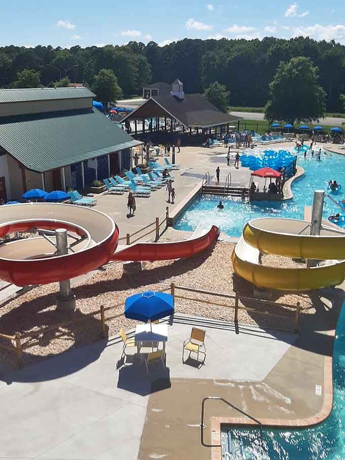 From up here, you can see the whole layout, and yes, you'll want to try everything.