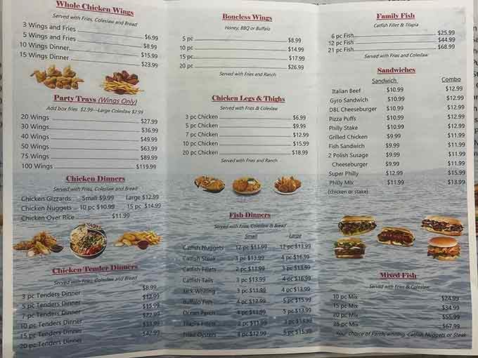 This menu reads like a greatest hits album of comfort food, with enough variety to satisfy any craving.