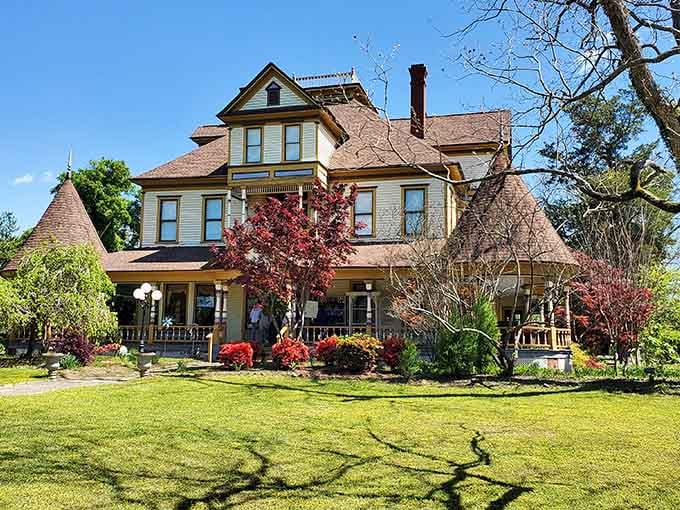 Victorian elegance meets Southern hospitality in this stunning home that looks straight out of a romance novel.