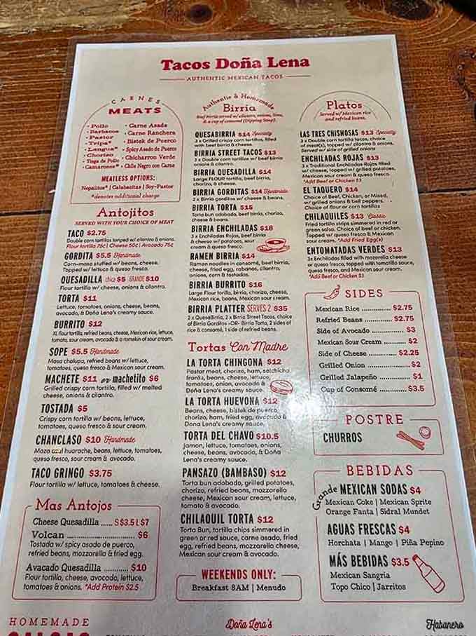 This menu reads like a greatest hits album of Mexican cuisine, and every track is a chart-topper.