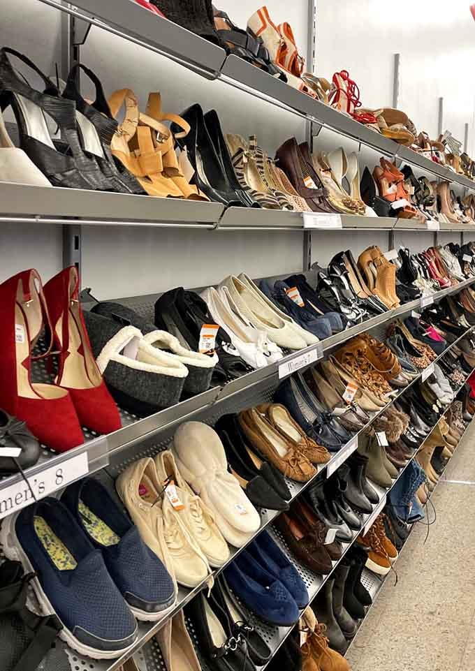 Shoe lovers, prepare yourselves: rows of footwear in every style imaginable await your discerning eye and budget.