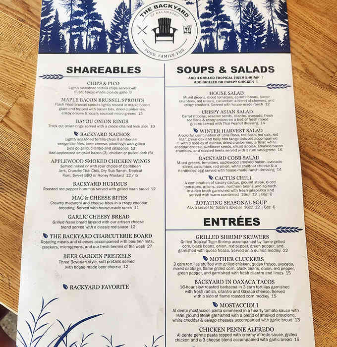 When the menu reads like your dream backyard barbecue got a culinary degree, you know good things await.