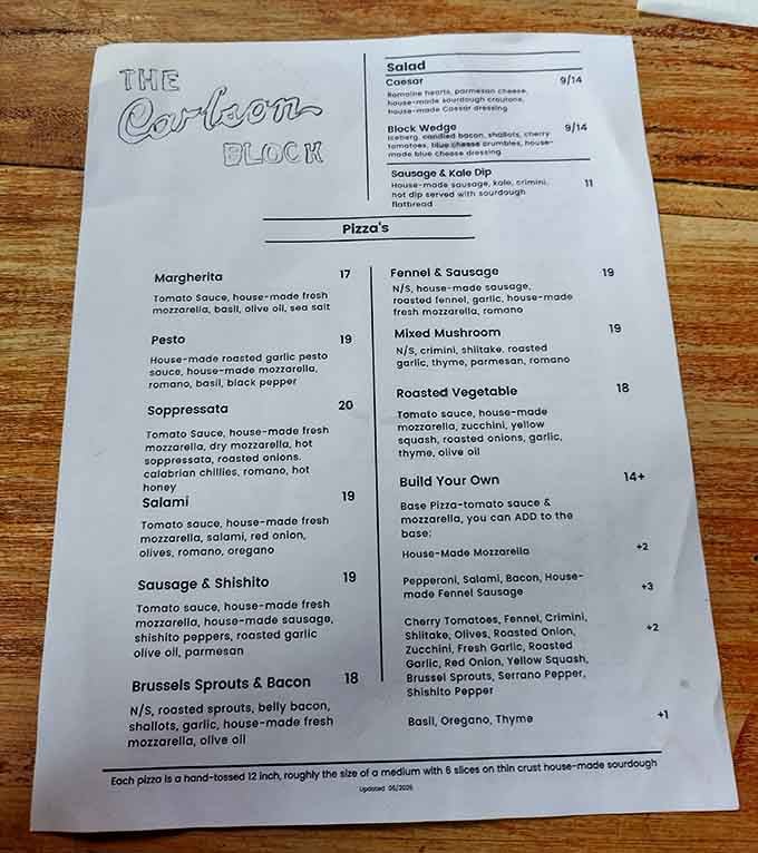 House-made everything isn't just a claim here, it's a delicious reality printed right on the menu.