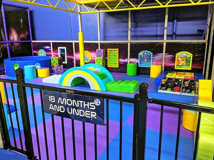 The tiniest astronauts get their own mission control with soft shapes and gentle adventures perfectly sized.