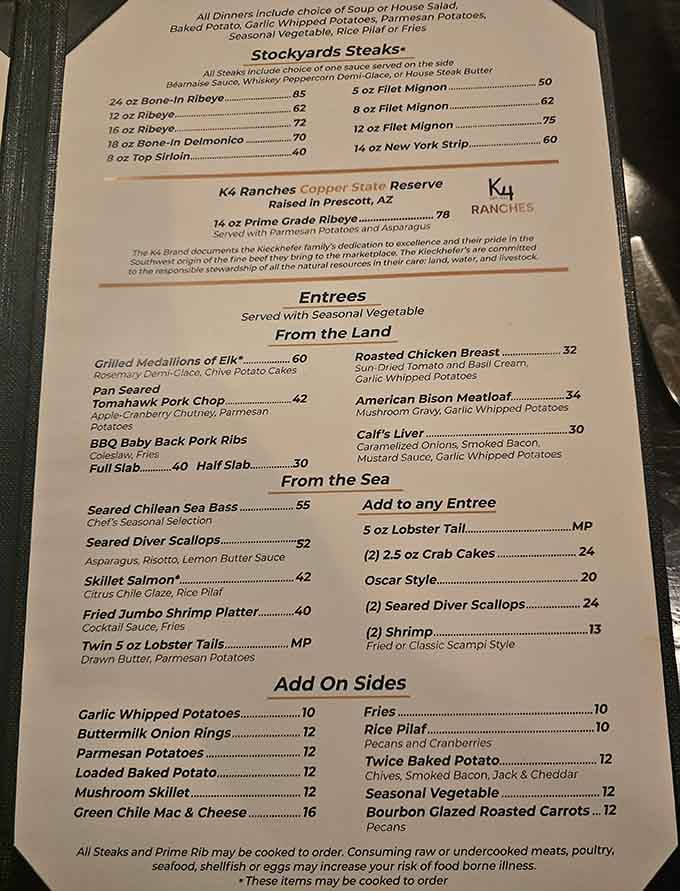When a menu features locally raised Arizona beef alongside fresh seafood, you know someone's doing something wonderfully right here.
