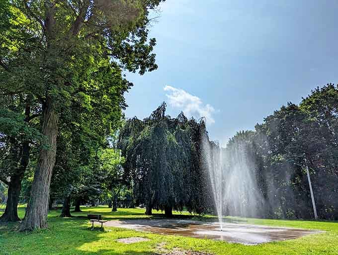 Prospect Park's fountains and green spaces offer the kind of tranquility that makes you forget your phone exists.