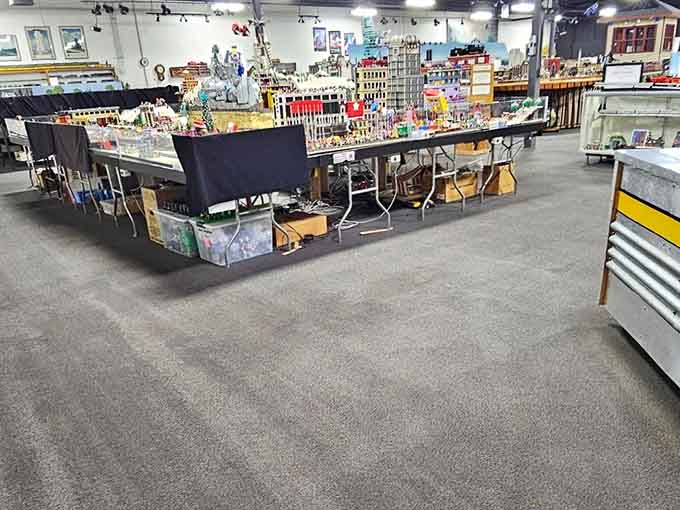 Welcome to organized chaos at its finest, where multiple layouts coexist in perfect harmony across this sprawling space.