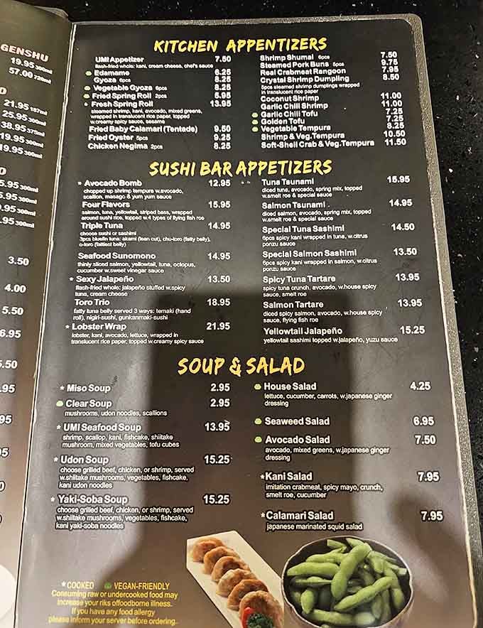 When a menu offers everything from Lobster Wrap to Golden Tofu, you know the chef isn't playing around.