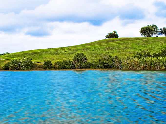 When the water mirrors the sky this perfectly, you've found nature's own meditation spot with a view.