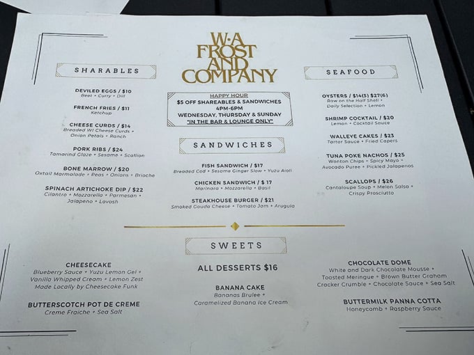 From bone marrow to butterscotch pot de cr&egrave;me, this menu reads like a love letter to people with good taste.
