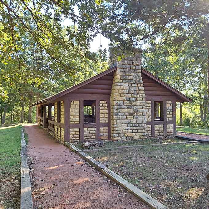 Depression-era craftsmanship that puts modern construction to shame, built when quality actually meant something permanent.