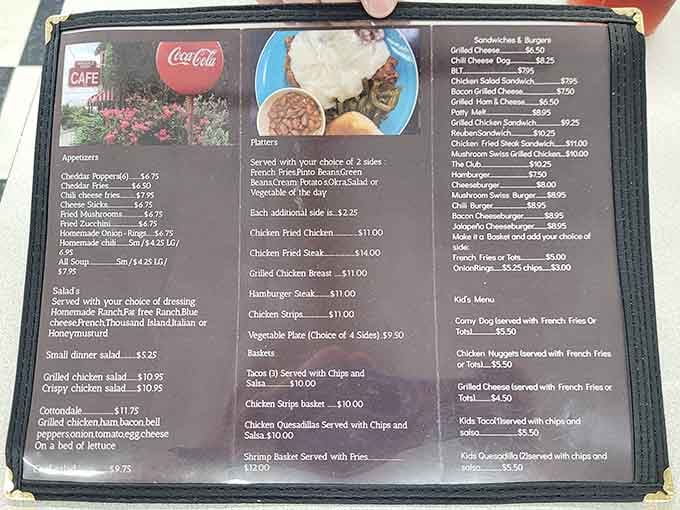 One glance at this menu and suddenly deciding what to eat becomes your most difficult life choice.