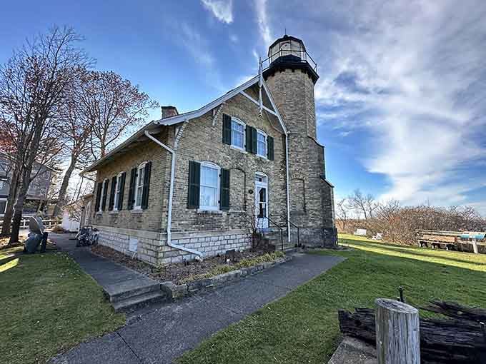 The White River Light Station stands guard over Lake Michigan, offering history lessons with million-dollar views.