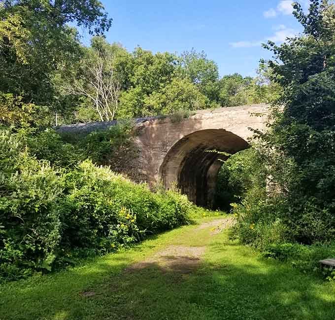 This stone arch bridge has more character than most Hollywood actors and doesn't require a trailer.