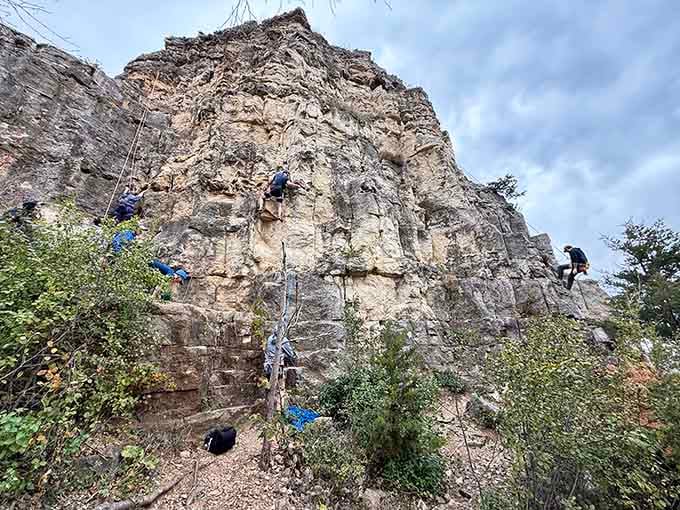 Sugar Loaf Bluff rewards your climb with views that make every huffing step worth the effort.