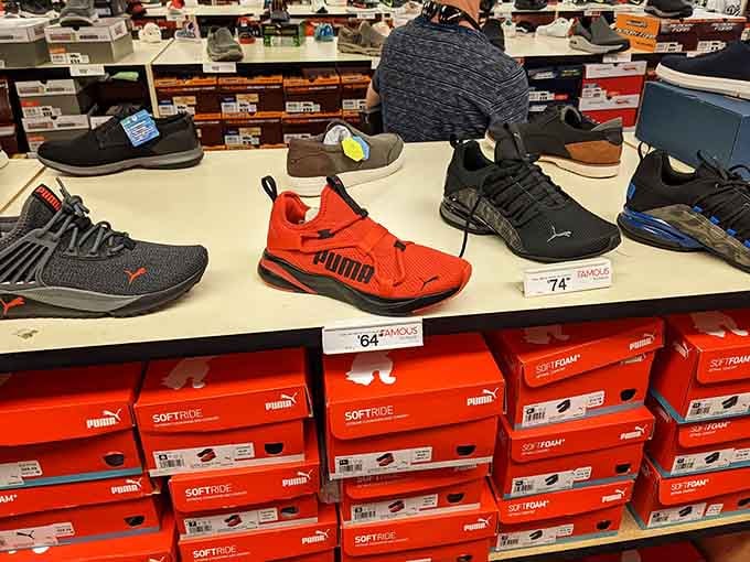 When Puma sneakers come in colors this bold, your feet might finally forgive you for all that walking.