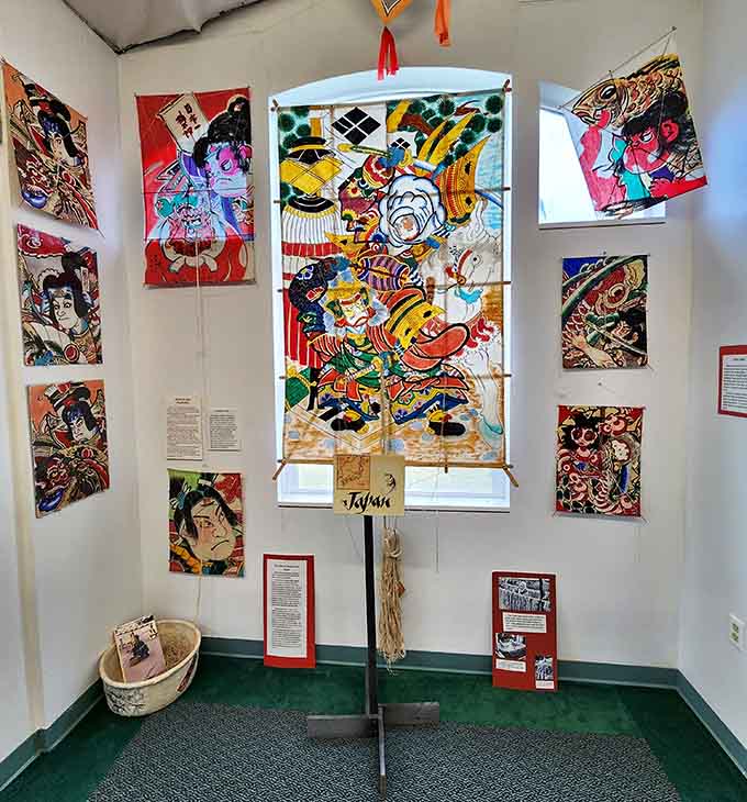 Japanese warrior kites bring centuries of artistry and tradition to life on these vibrant, hand-painted masterpieces.