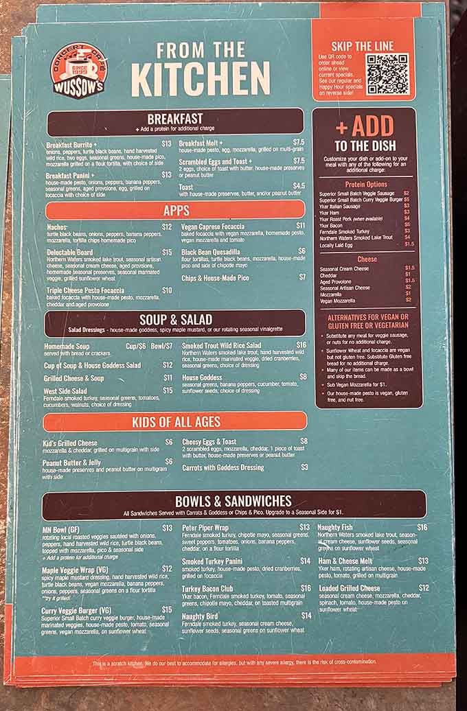 This menu reads like a greatest hits album – every choice is a winner, decisions will be difficult.