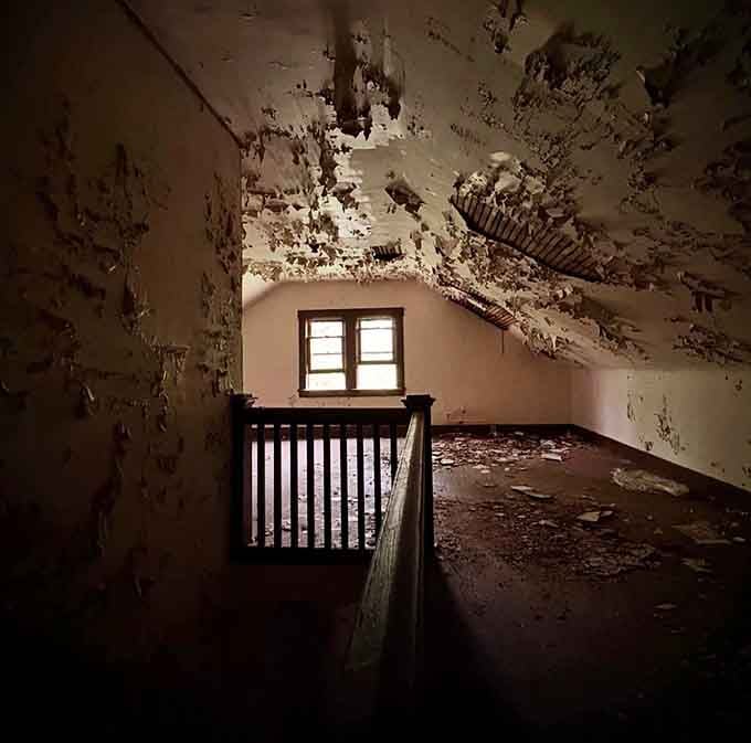 That attic staircase leads nowhere good, unless your idea of good involves questioning every life choice that brought you here.