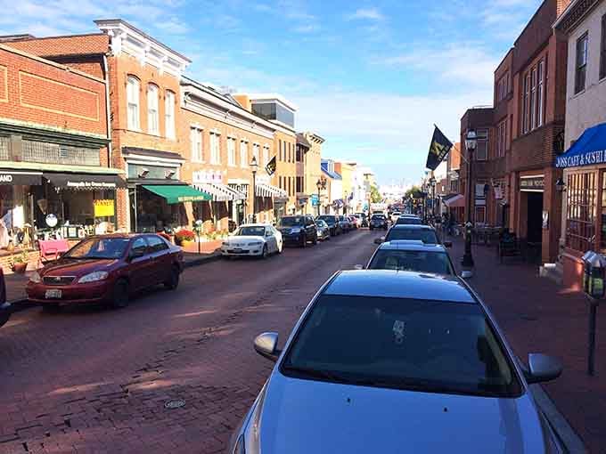 Brick streets lead you past storefronts that have welcomed shoppers since before your favorite childhood TV shows aired.