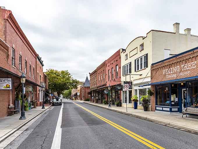 Berlin's pastel-painted buildings look like someone arranged a box of fancy French macarons along the street.