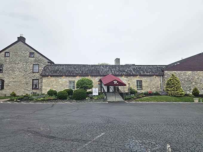 Stone walls and manicured landscaping signal serious dining ahead&mdash;this place has been feeding hungry travelers for generations.
