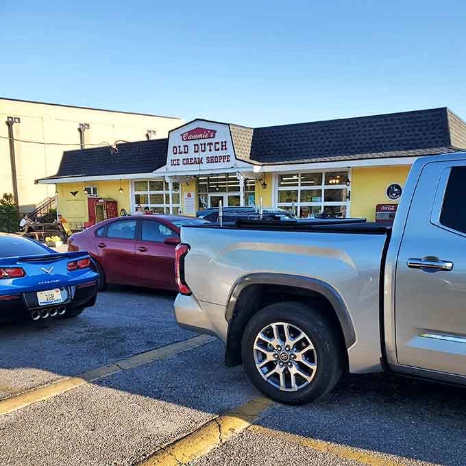 When that cheerful yellow building appears, you know something delicious is about to happen in your life.