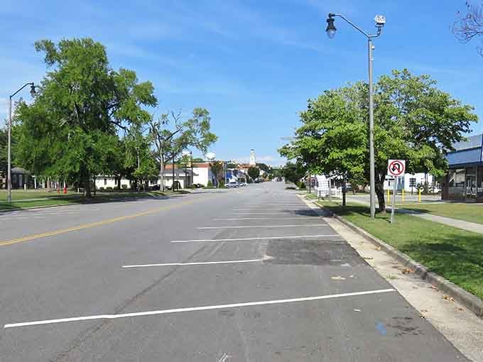 Tree-lined streets stretch endlessly forward, inviting you to slow down and simply breathe deeply.