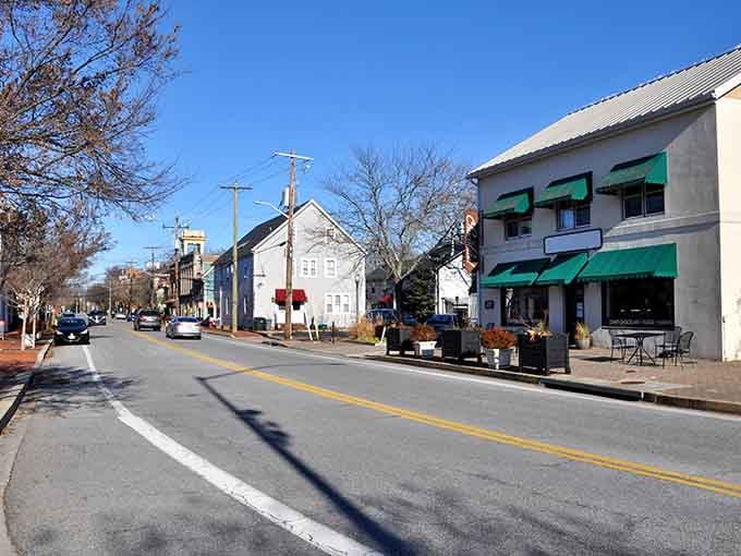 Historic storefronts line streets where rushing is considered rude and lingering is practically mandatory for visitors.