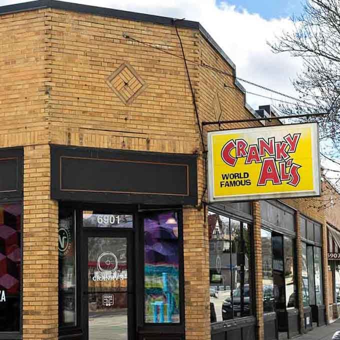 That bright yellow sign practically shouts "World Famous" and honestly, who are we to argue with such confidence?