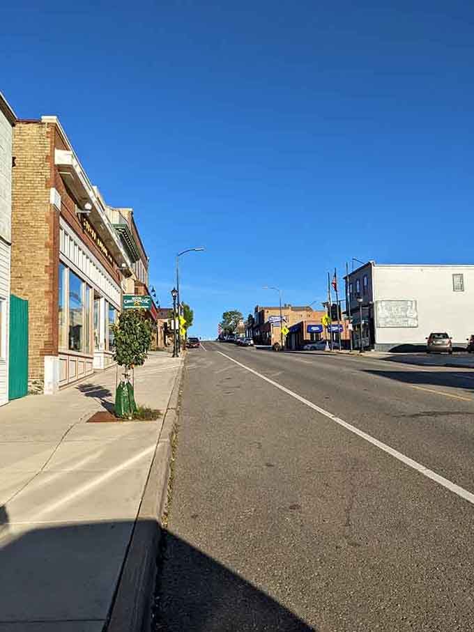 Wide open streets invite leisurely strolls where you can actually hear yourself think for once.