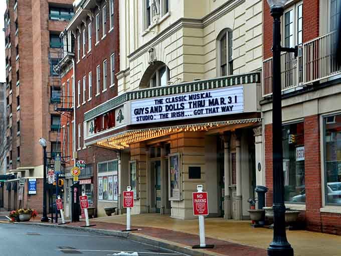 Lancaster's classic theater marquee stands proud, reminding us that entertainment doesn't require a streaming subscription or fancy gadgets.