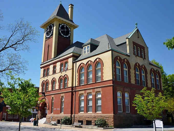 This stunning courthouse tower has been keeping time over the town square since before your grandparents were born.
