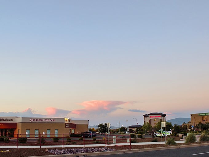 Prescott Valley's modern shopping centers gleam under that famous Arizona sky, proving affordability doesn't mean sacrificing convenience.