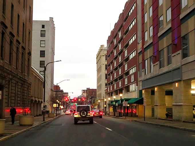 Evening lights paint the streets in warm tones, inviting you to discover what happens after dark.