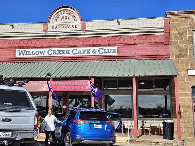 When an old hardware store becomes a cafe, you know the community treasures both history and good food.