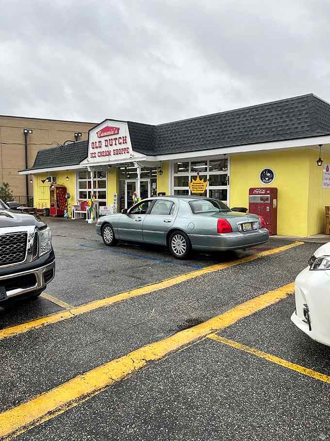 The vintage charm and classic roof design signal you've arrived at a place where ice cream memories are made.