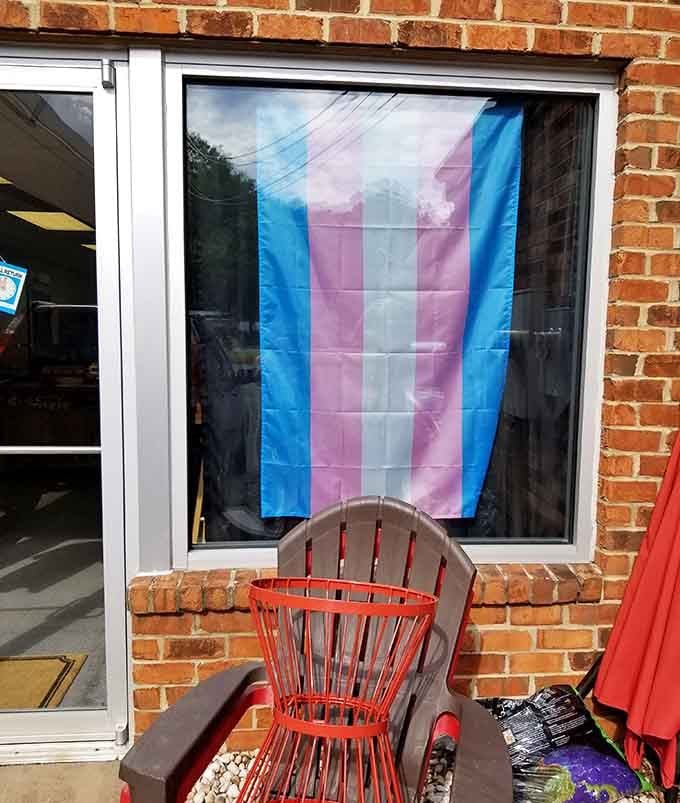 That colorful window display tells you everything: this shop celebrates everyone who walks through their doors.